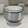 Water Bucket with Lid Water Pail Small Transparent Portable Fishing ...