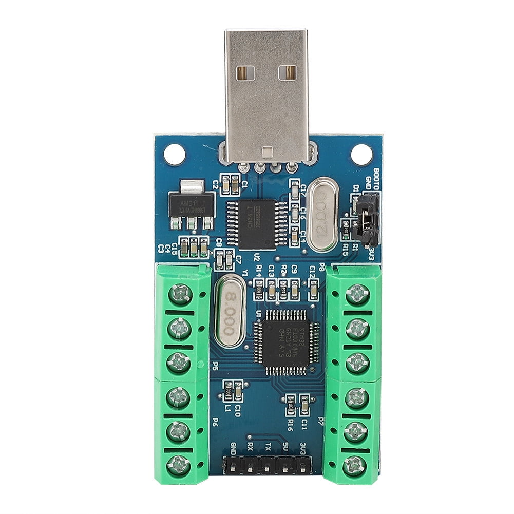 Módulo ADC USB 10 canales 12 bits Sincero con comunicación UART para ...
