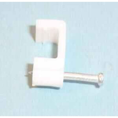 PRO POWER - Cable Clips White for Twin & Earth Cable 1.0mm 100 Pack ...