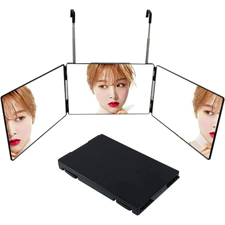 3 Way Mirror, Trifold Vanity Mirror 360°Trifold Mirror?Hangable On Wall ...