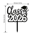 NovaStitch Graduation Cake Topper Glitter Grad Cap Diploma 2026 Senior ...