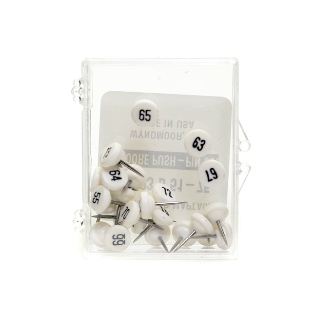 Numbered Map Tacks large, numbers 51-75 (pack of 3) - Walmart.com