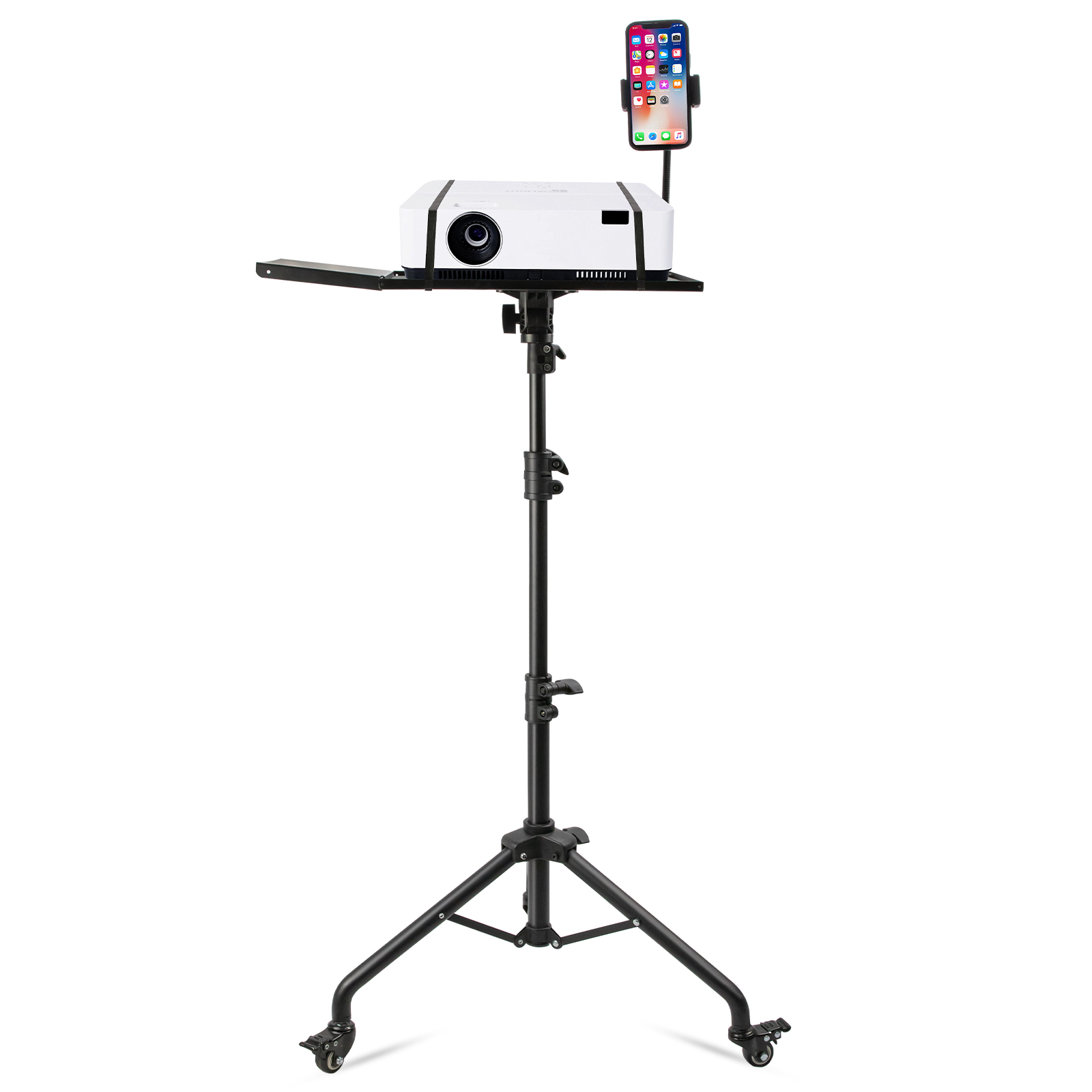 DJ Computer Stand Projector Stand With Wheels Foldable Laptop Tripod dj-computer-stand-projector-stand-with-wheels-foldable-laptop-tripod