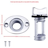 316 Stainless Steel Marine Drain Plug, with Waterproof O-Ring, Boat ...