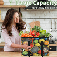 ADECORIVY Colorful Tennis Reusable Grocery Bags, Foldable Shopping Bags ...