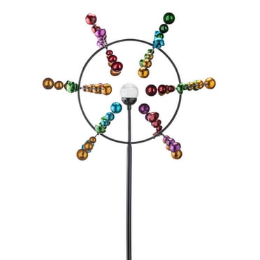 SteadyDoggie Wind Spinner With Solar Light - Walmart.com