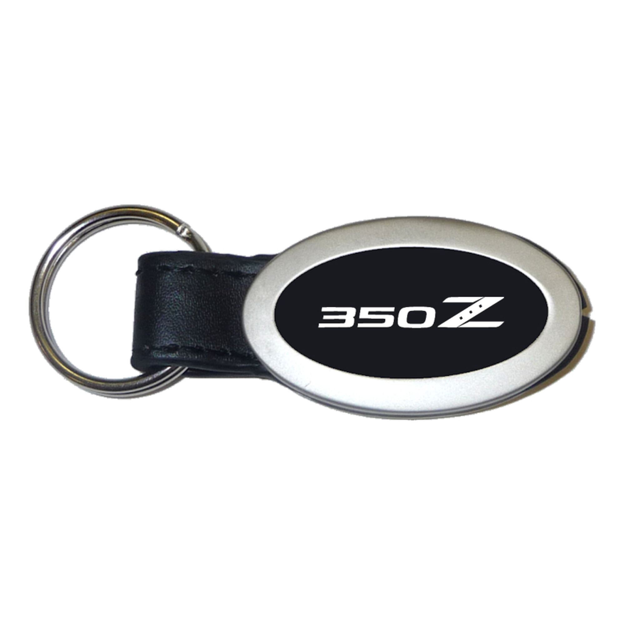 Nissan 350Z Oval Leather Key Chain (Black) - Walmart.com