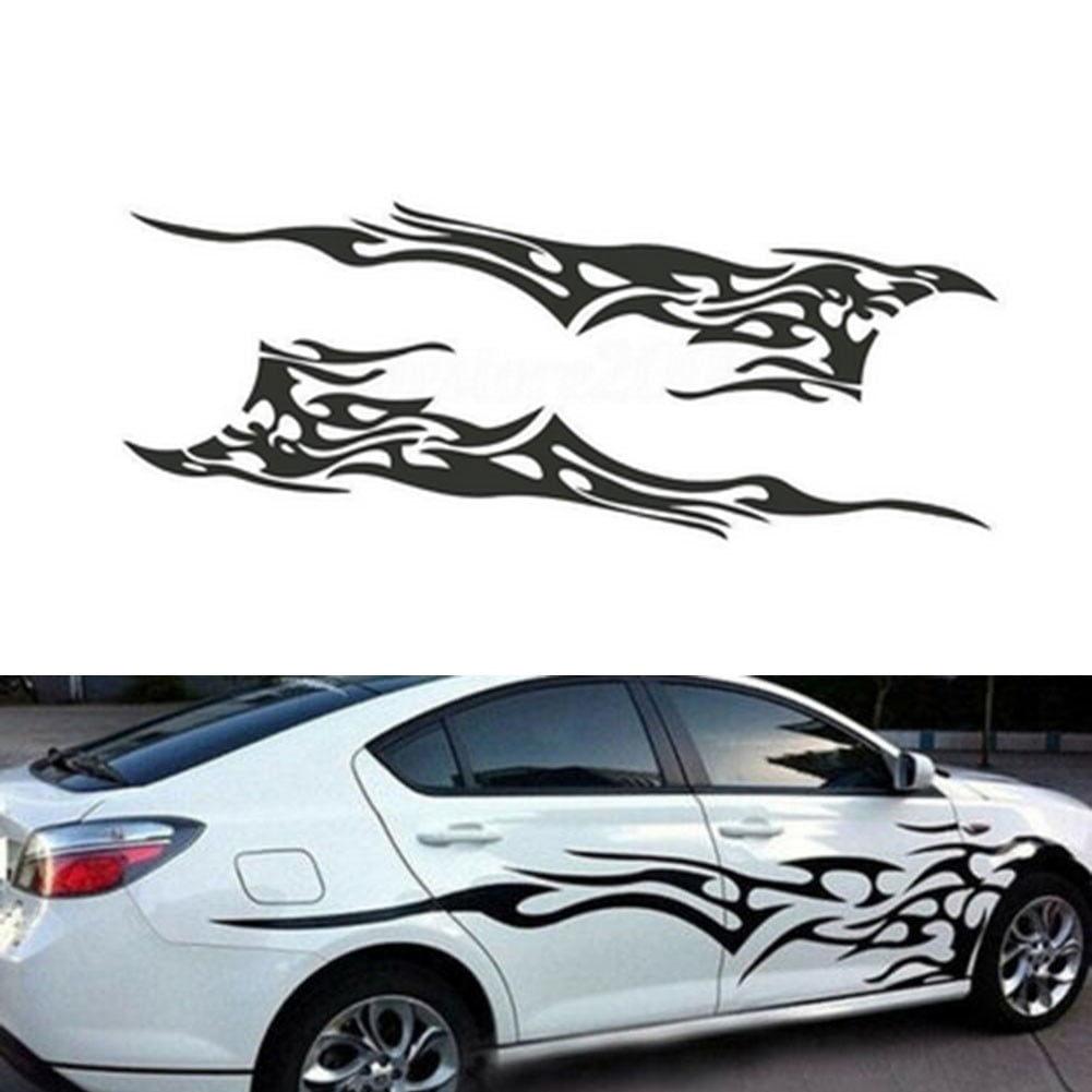 Car Side Stickers Design Black