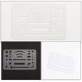 3pcs Eraser Shield Eraser Template Drafting Metal Erasing Shield ...