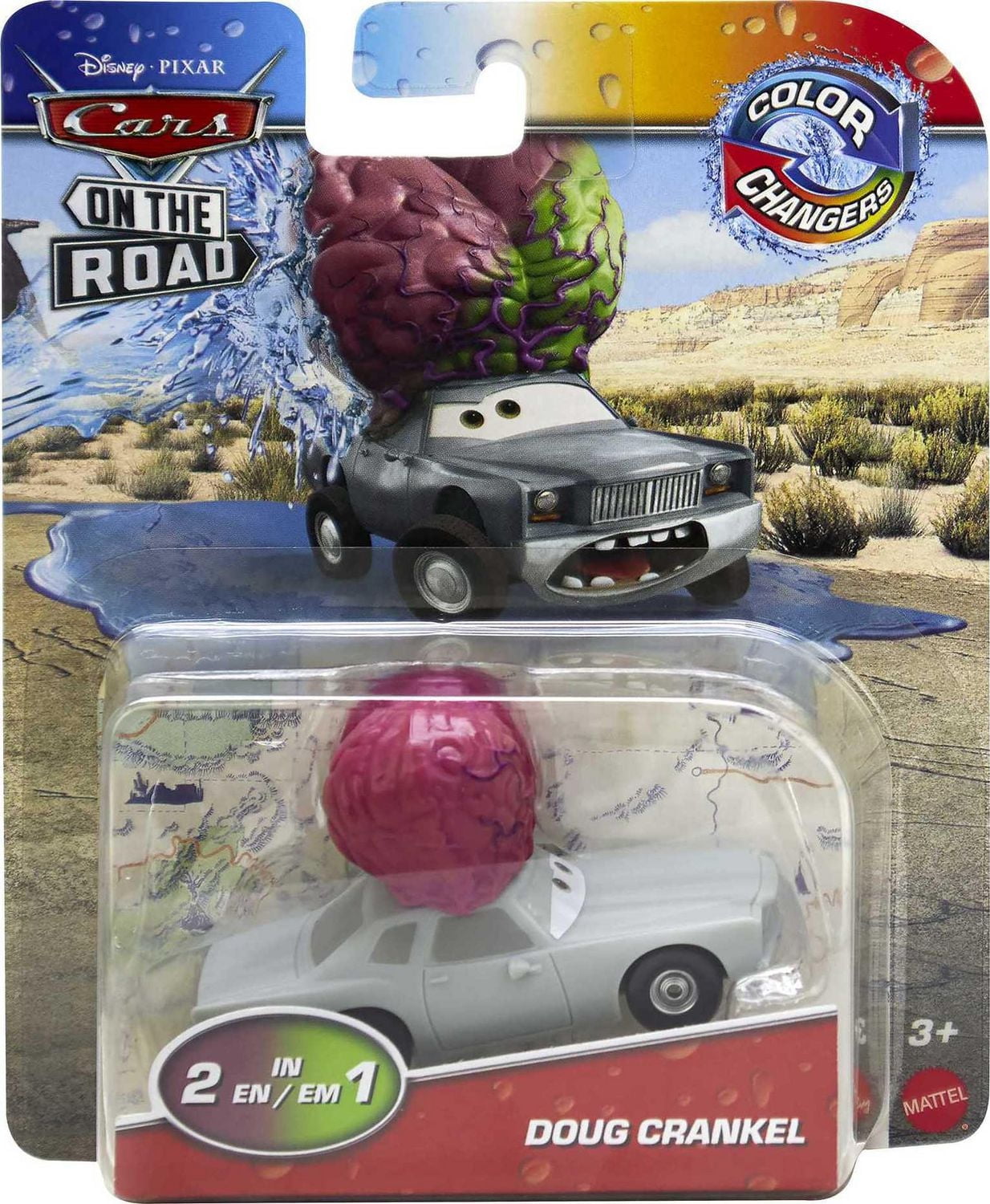 Disney Pixar Cars Color Changers Doug Crankel Toy Car in 1:55 Scale ...