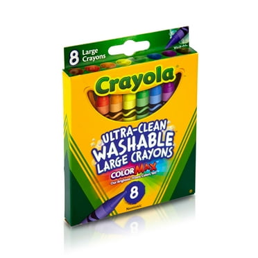 Crayola Crayons, Jumbo Size, 8 Colors Per Box, Set Of 6 Boxes - Walmart.com