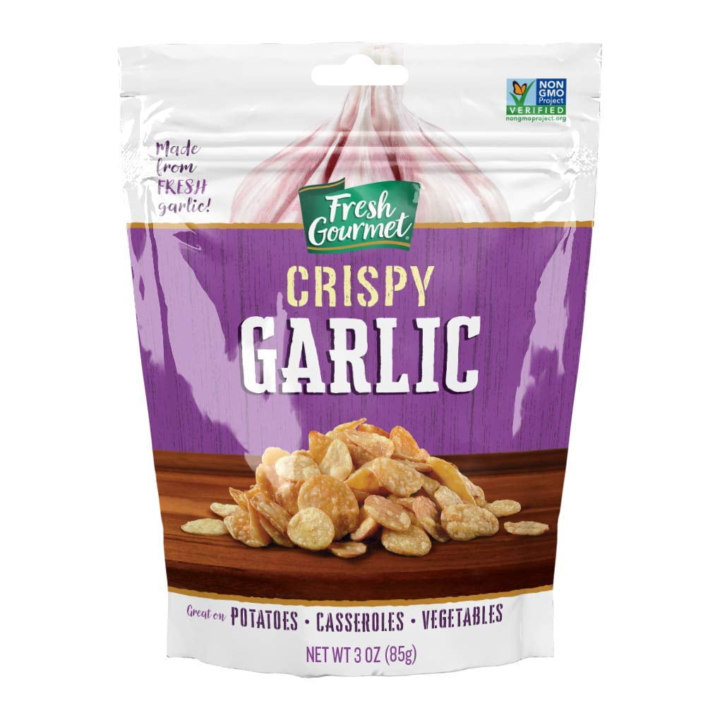 Fresh Gourmet Crispy Lightly Seasoned Crispy Garlic |Low Carb | Crunchy ...