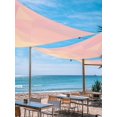 Abstract Red Orange Geometric Sun Shade Sail 14'X18' Modern Abstract ...
