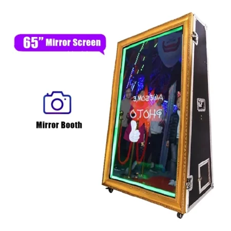"Magic Mirror" Picturing Frame 65" Mirror Photo Booth - Classic Wooden ...