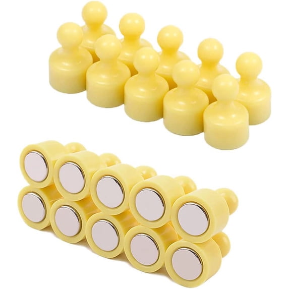 20 PCS Magnetic Push Pins Small Refrigerator Magnets Strong Fridge ...