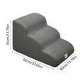 BBilaBu Dog Stairs for Small Dogs,Foam Ramp for Bed and Couch,Non Slip ...