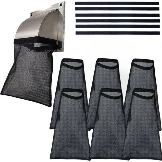 6 Pack Lint Bag for Dryer Vent Trianu Outdoor Vent Lint Bag Indoor Vent ...