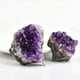 3x Natural Amethyst Crystal Bookends Geode Cluster Decor - Walmart.com