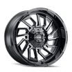 MAYHEM CROSSFIRE-8109 20X9.5 5X139.7 10ET 108CB BLACK W/MILLED SPOKES ...