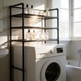 3-Tier Washing Machine Storage Unit & Space-Efficient Over Washing ...