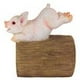 Design Toscano Hog Wild Pouncing Pig Gutter Guardian Downspout Statue ...