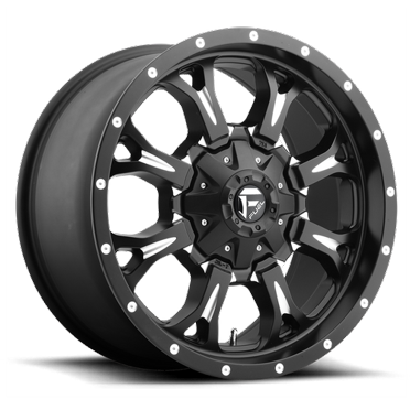 Fuel 1PC Aluminum Rim D574 CLEAVER 18X9in Gloss Black Milled Finish ...