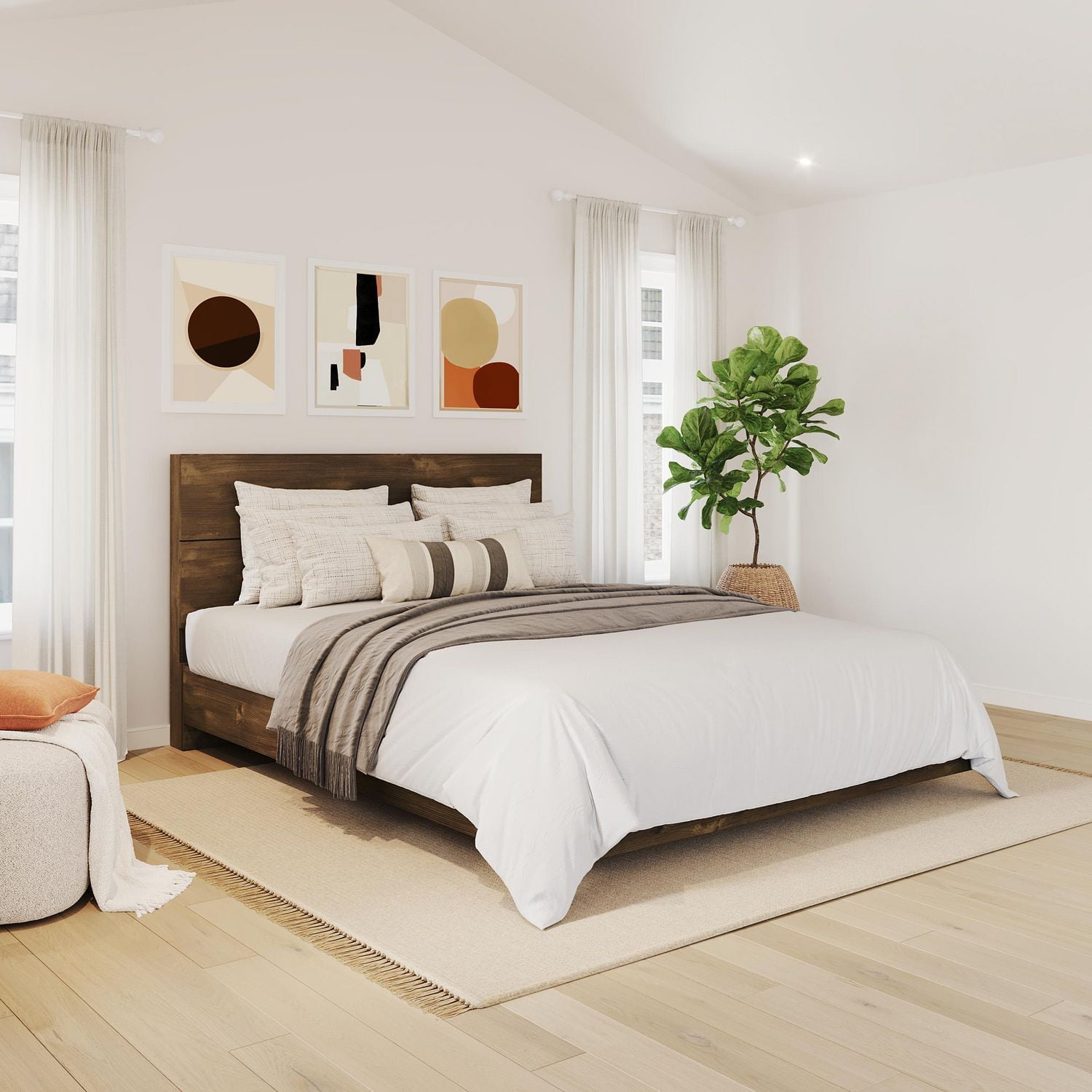 Click here for Nexera Nocce Full Size Platform Truffle Bed Full prices