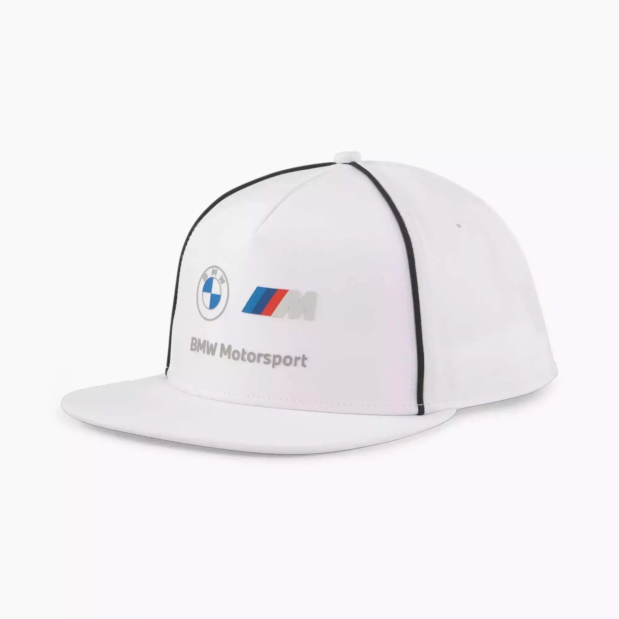 BMW "M" Motorsport Flat Brim Hat- Black/White - Walmart.com