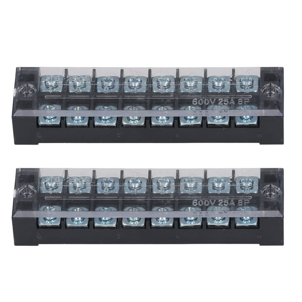 Screw Terminal Strip,Terminal Strip Dual Rows Wire Barrier Block Dual ...