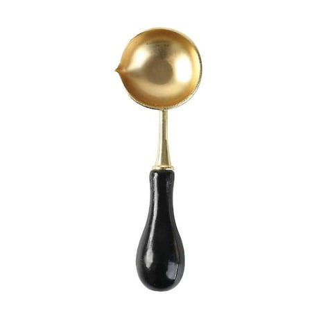 Diy Retro Seal Wooden Handle Spoon Stamp Envelope Craft Wax Wedding ...