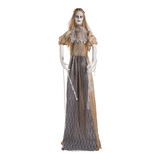6' Creepy Zombie Bride, Light-Up, Sound Activated, Scary Halloween Prop ...