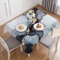Abstract Gradient Marble Texture Table Cloth 52x70in, Waterproof ...