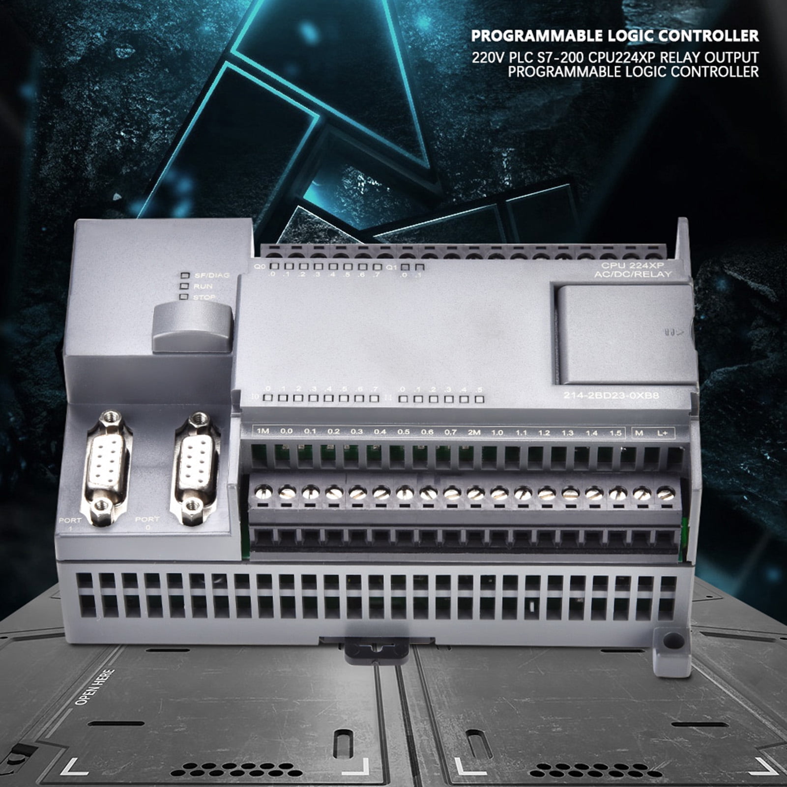 Controlador programable PLC, 220V PLC S7-200 Controlador programable ...