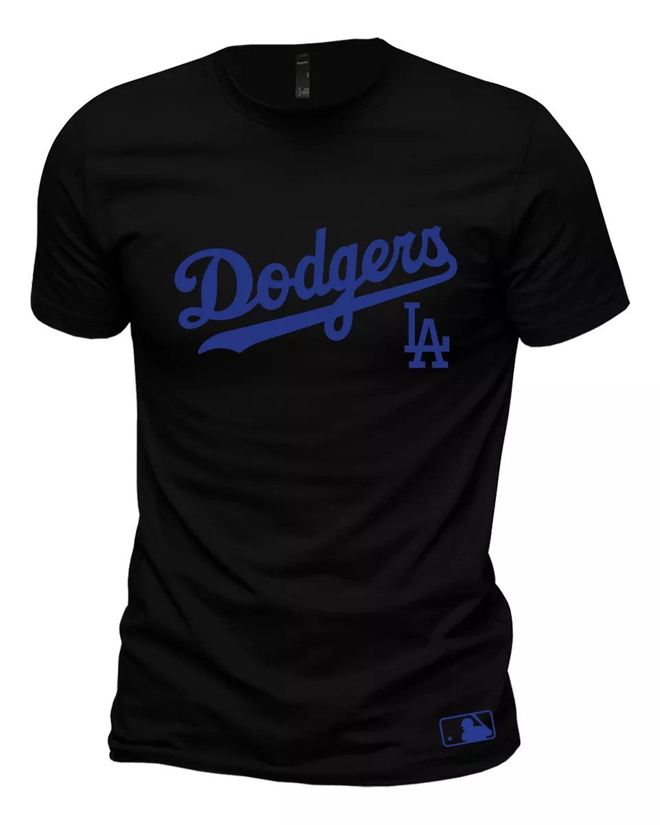 Playera Dodgers De Los Angeles Béisbol Negro/azul Con Envió | Walmart ...