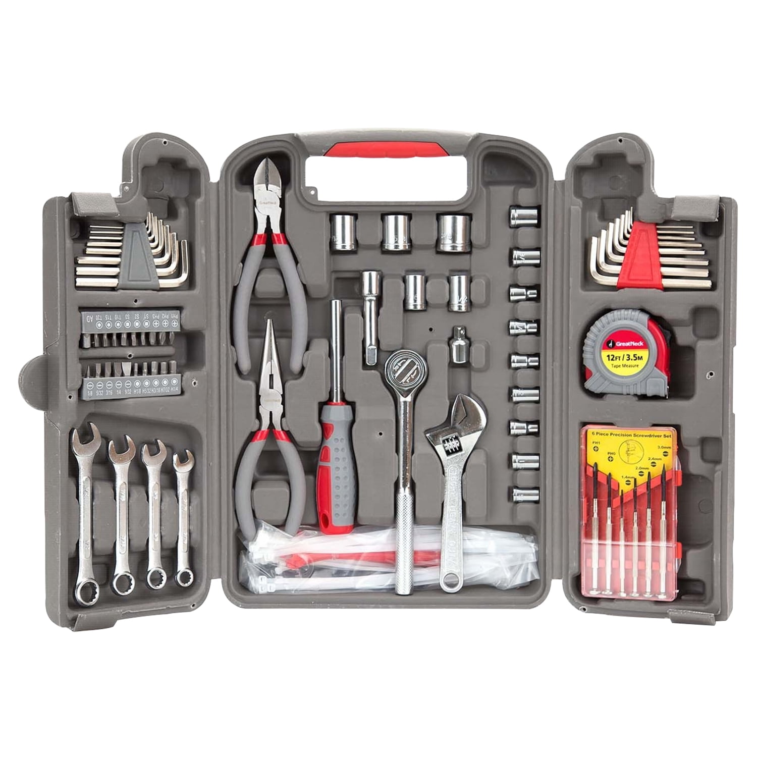 Great Neck 1296 Garage 150 Piece Tool Set - Walmart.com