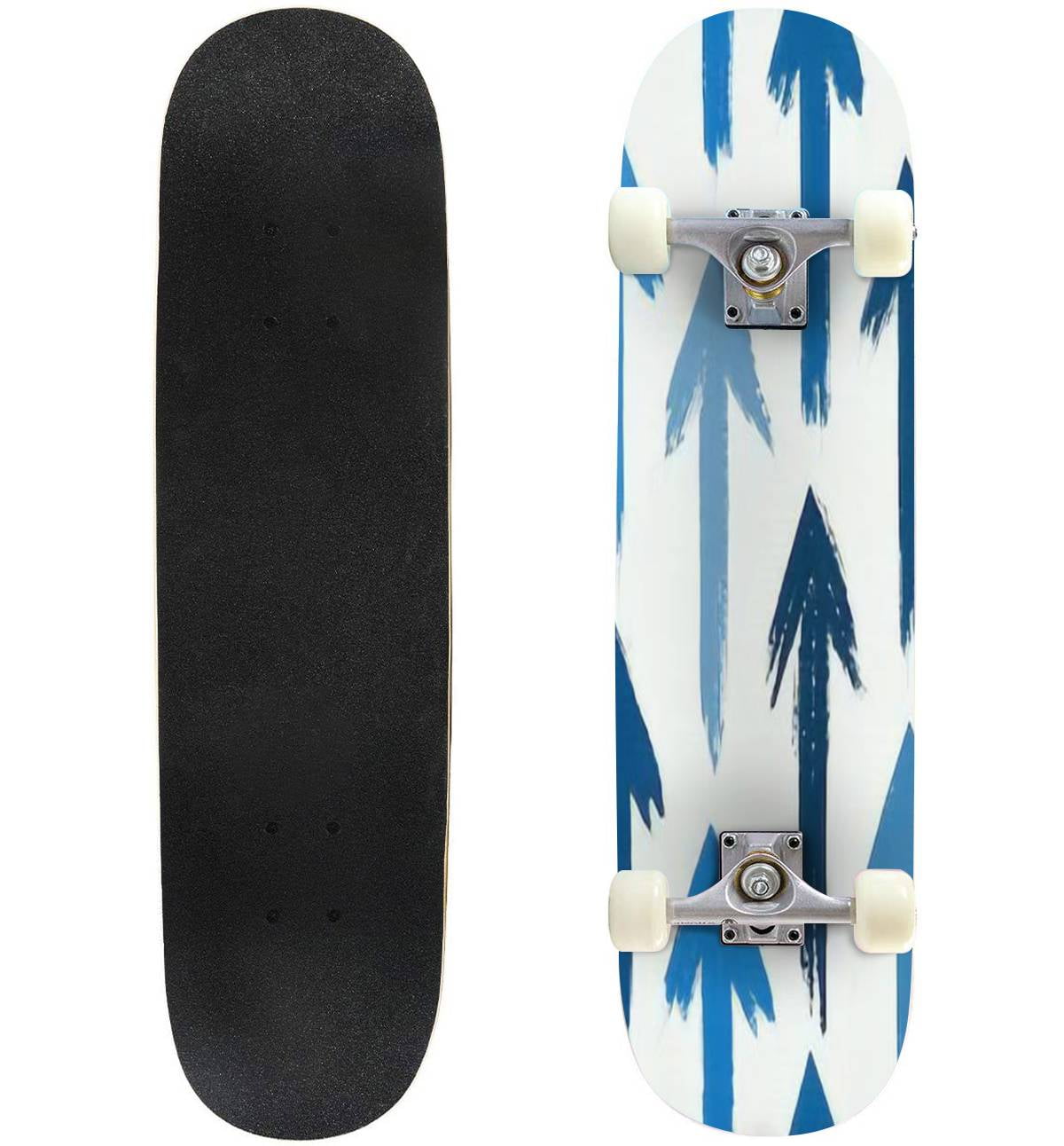 Paint brush stroke arrows seamless pattern Hand drawn direction sign ...