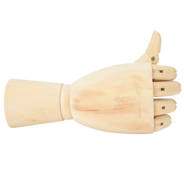 Sketch Wooden Hand Model, Art Joint Puppet, Wood Sculpture, Wooden Hand ...