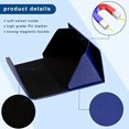4 Pack Foldable Glasses Sunglasses Case PU Hard Shell Collapsible ...