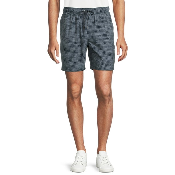 George Men's & Big Men's 7" Boxer Brief Lined Swim Trunks with Stretch ...