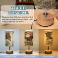 Touch Control Table Lamp with LED Bulb Bedside Lamp for Bedroom Living ...
