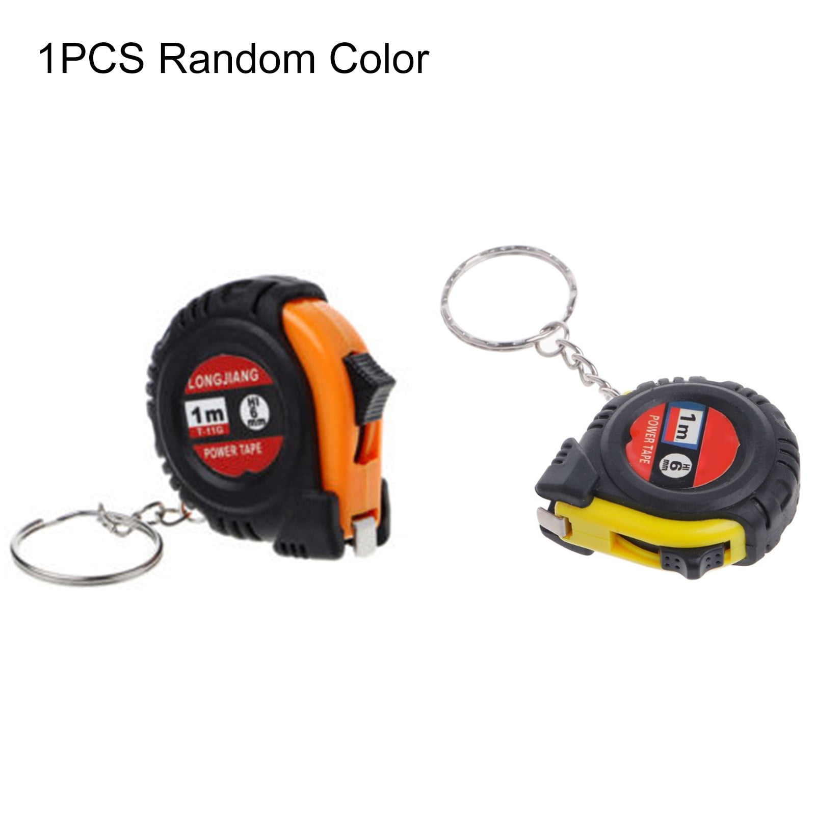 Yoone 1m Mini Retractable Ruler Tape Measure Key Chain Style Home Work ...