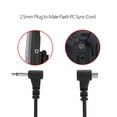 12-Inch/30CM Lightweight Flash PC Sync Cord 2.5mm Plug to Male PC Sync ...