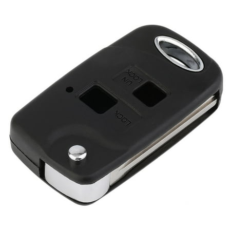 Black 2 Button Car Remote Flip Key Fob Case for Toyota Corolla Celica ...