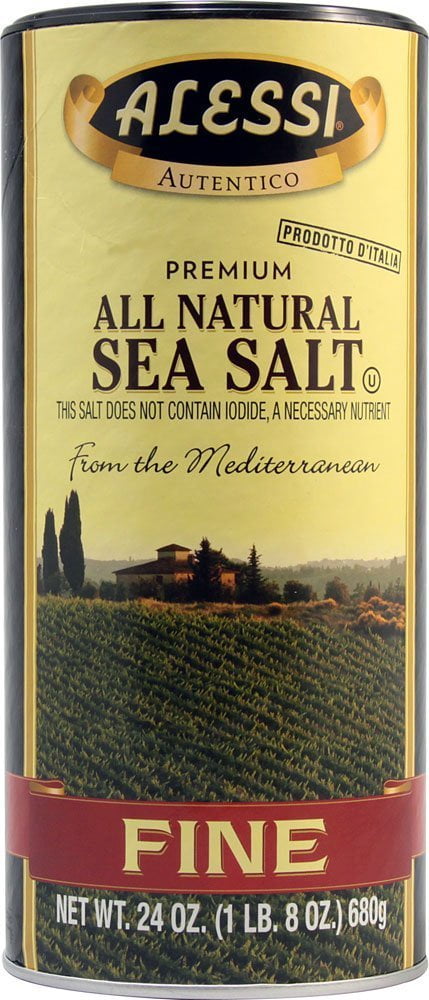 ALESSI - Fine Mediterranean Sea Salt, (2)-24 OZ Pkgs - Walmart.com