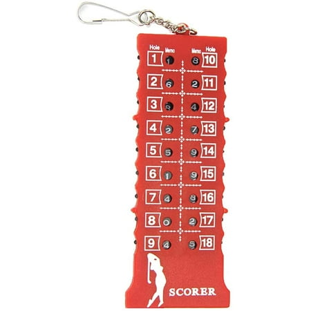 1 Piece 18 Golf Score Counter with Key Chain 18 Hole Golf Score Counter ...
