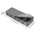 Extra Large Under Bed Storage Box with Compartments, 38.79X12.99X5.90 ...