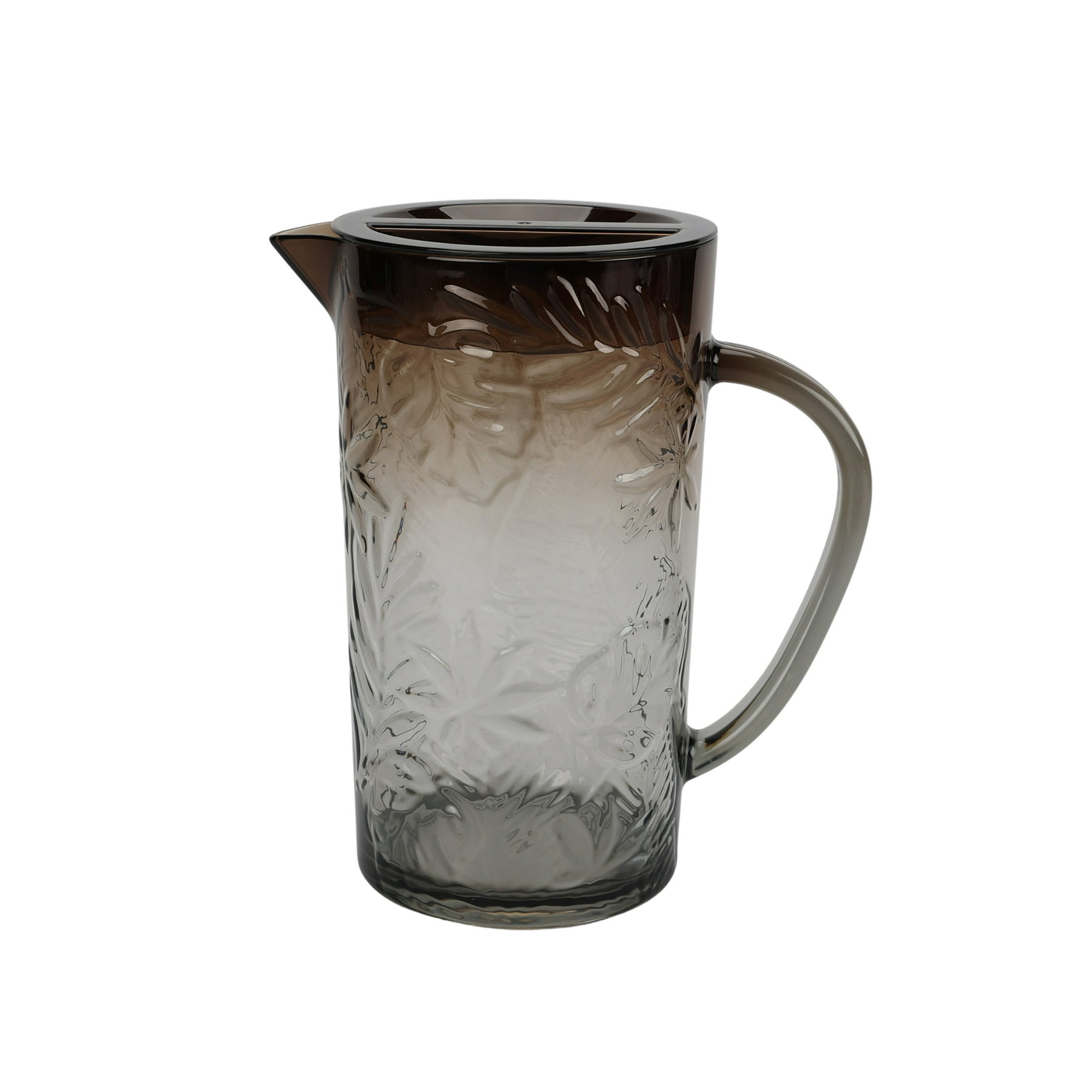 Click here for Hometrends Spray Acrylic Embossed Leaf Pitcher 2.6... prices