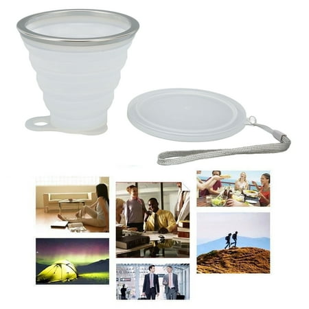 Folding Camping Cup, Collapsible Expandable Drinking Cup 270ml Capacity ...