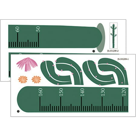 1 Set of Height Growth Chart Self-adhesive Height Growth Measurement ...