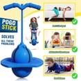Balance Jumping Ball Pogo Jumper with Handle and Ball Pump with Handle ...